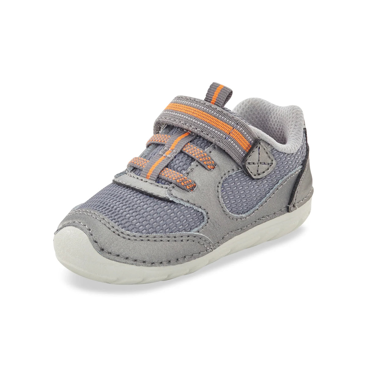 Stride Rite Turbo Sneaker - Grey – Trotters Children's Shoes